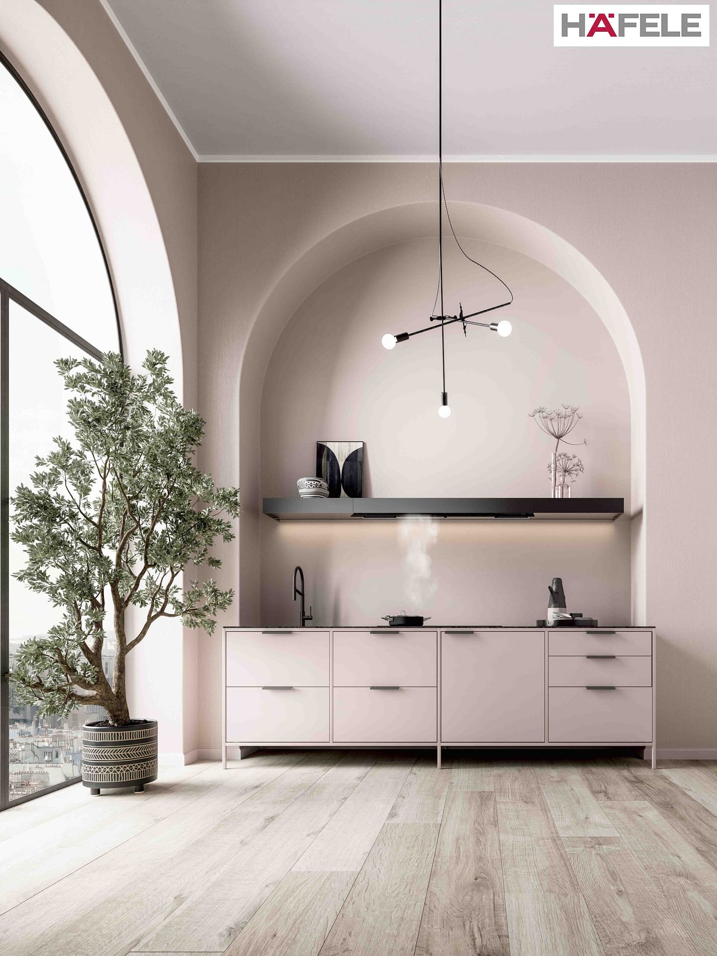 Hafele Introduces Falmec Shelf Cookerhood